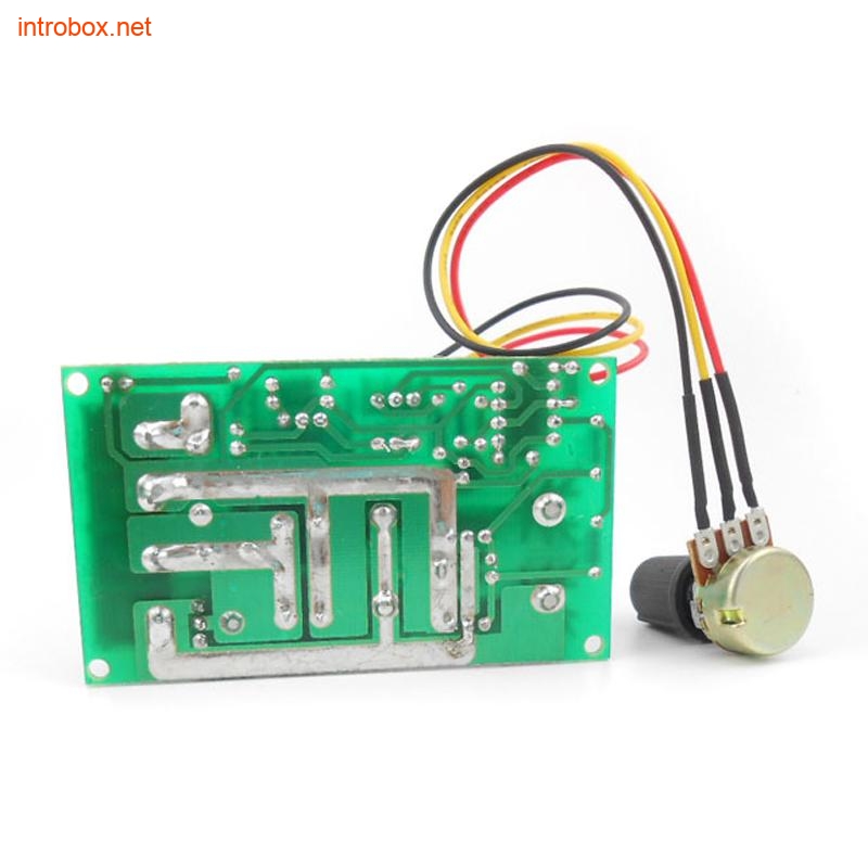 ШИМ регулятор оборотов двигателя постоянного тока PWM DC 10-60V 20А ...